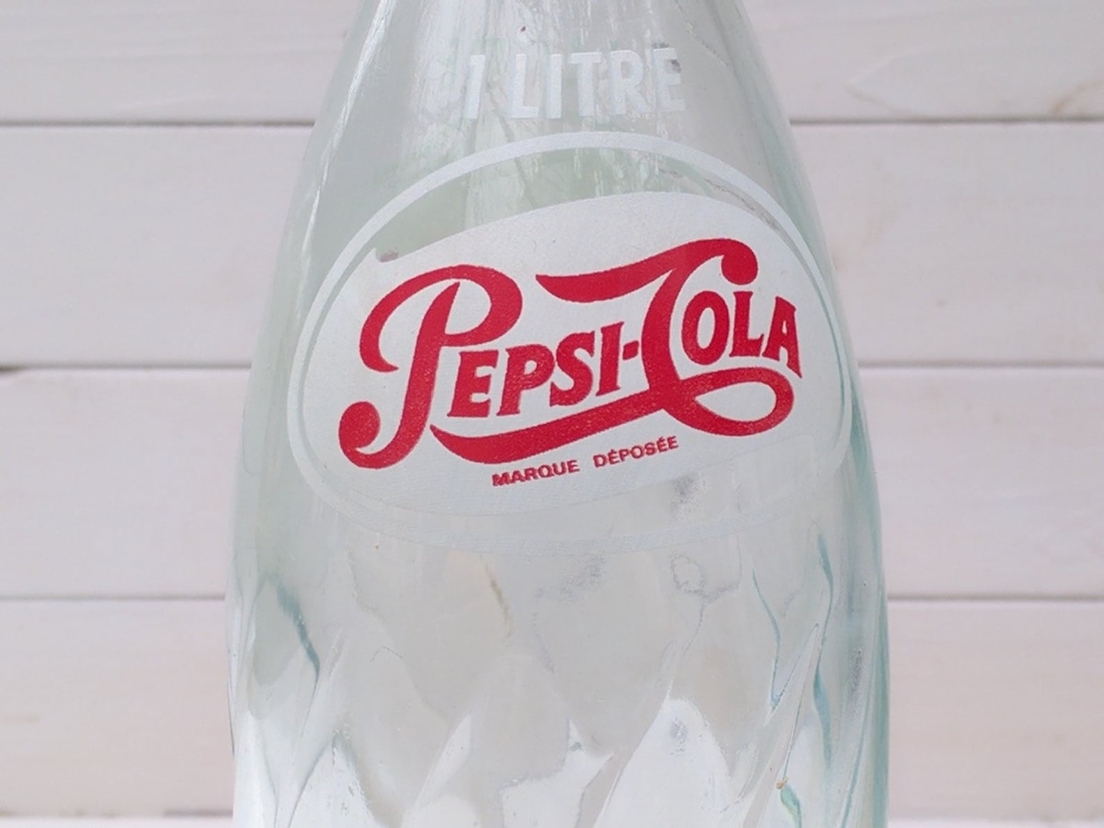 French Pepsi / Pepsi-cola Bottle From the 1980s Complete With Metal ...