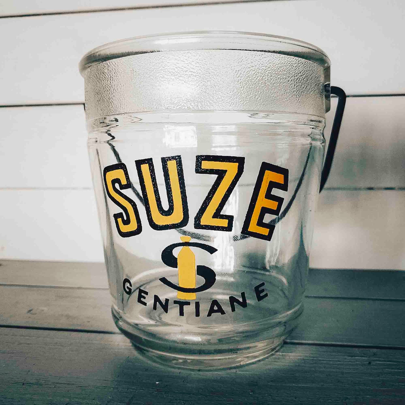Suze Glass Ice Bucket Gentiane Aperitif Hanging Lantern - Etsy