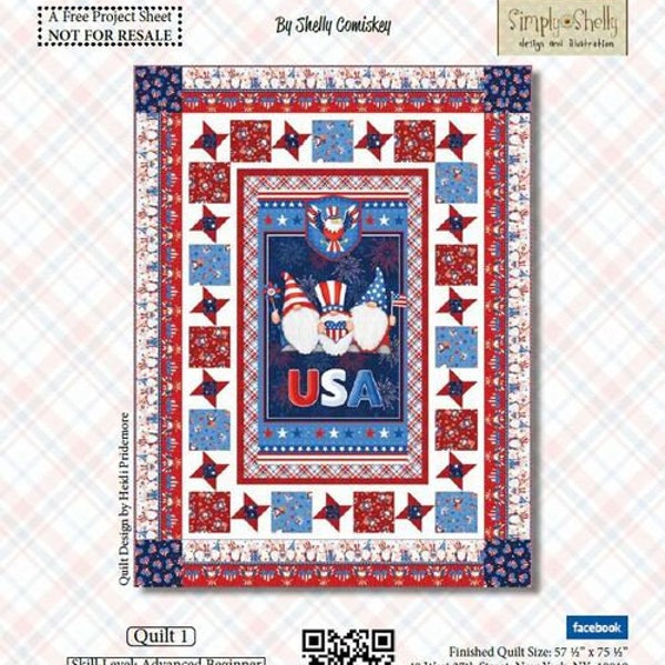 Fabric Panel Quilt Kit - Etsy