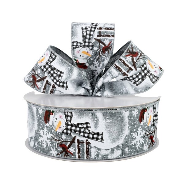 Gray Plaid Ribbon - Etsy