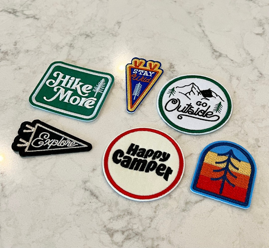 Wilderness Adorable Iron on Patches, Outdoor Patches, Kids Patches ...