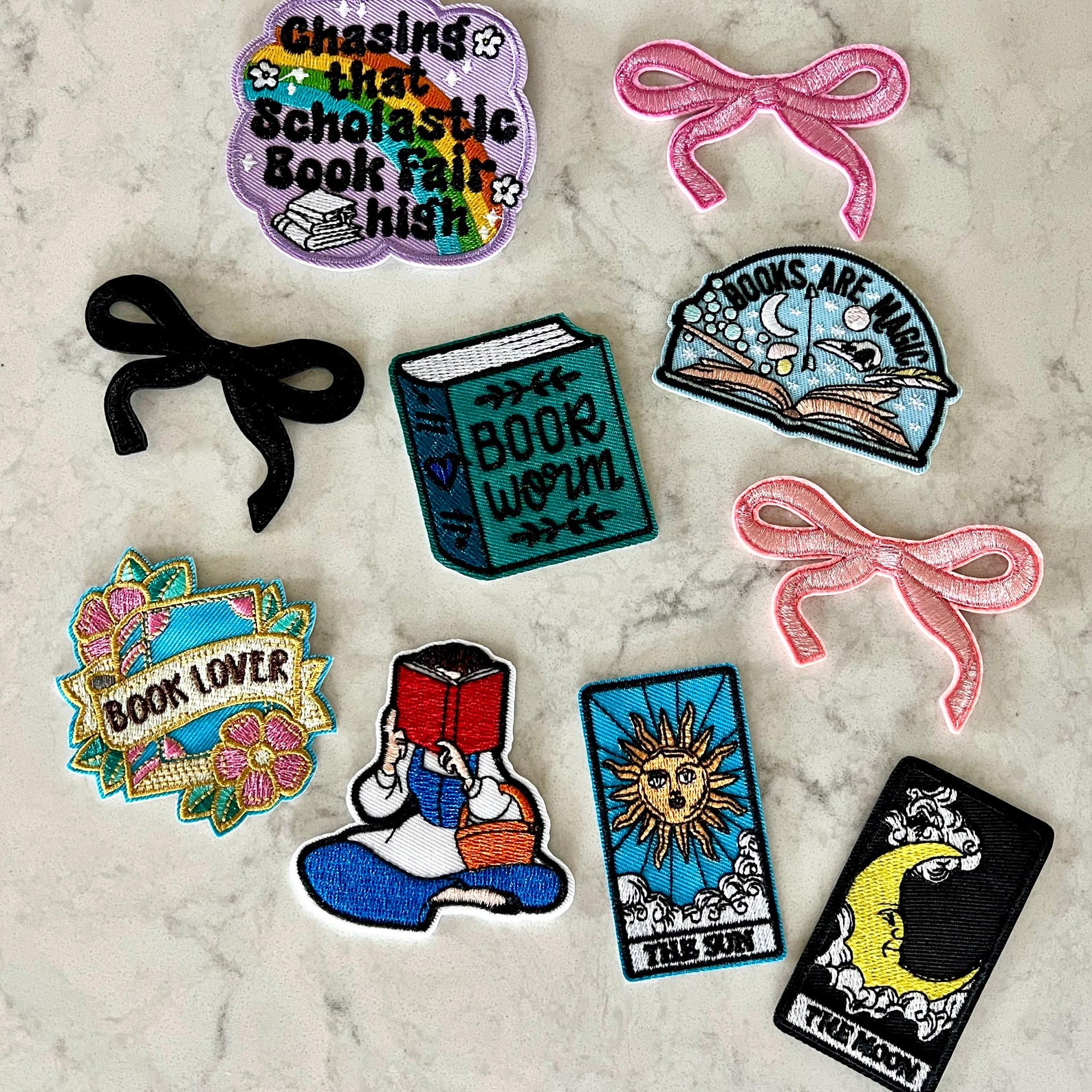 Book Lover Patches: Bookworm Embroidery, Literary Gifts - Etsy