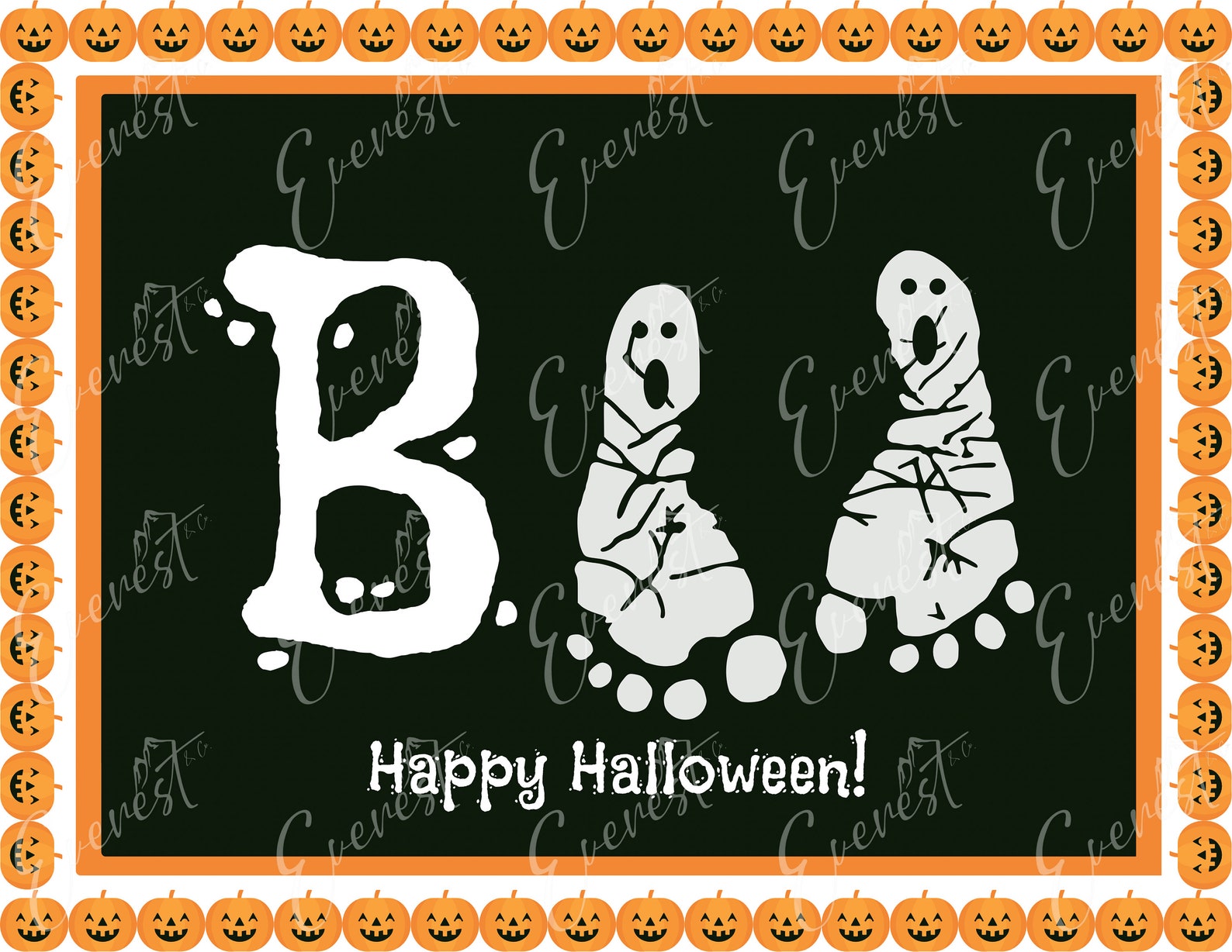 Ghost Template, Ghosts Feet, Bulletin Board Decor, Kids Halloween ...