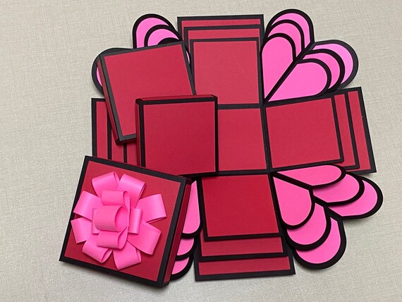 SVG Valentines Anniversary Explosion Box Scalable to Any | Etsy