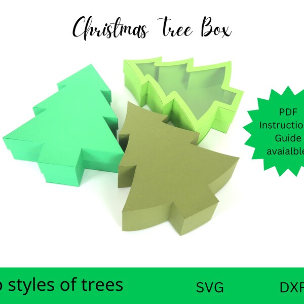 Christmas Tree Box - Etsy