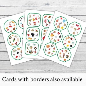 Christmas Spot It, Matching Game, Printable Christmas Game - Etsy