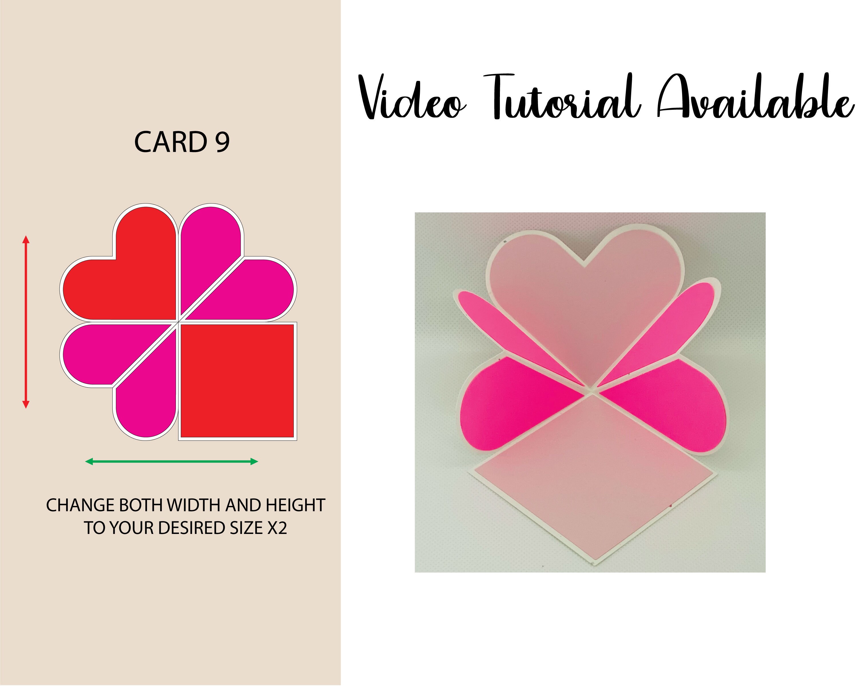 SVG Explosion Box Cards Scalable to Any Size, Fun Card Projects - Etsy