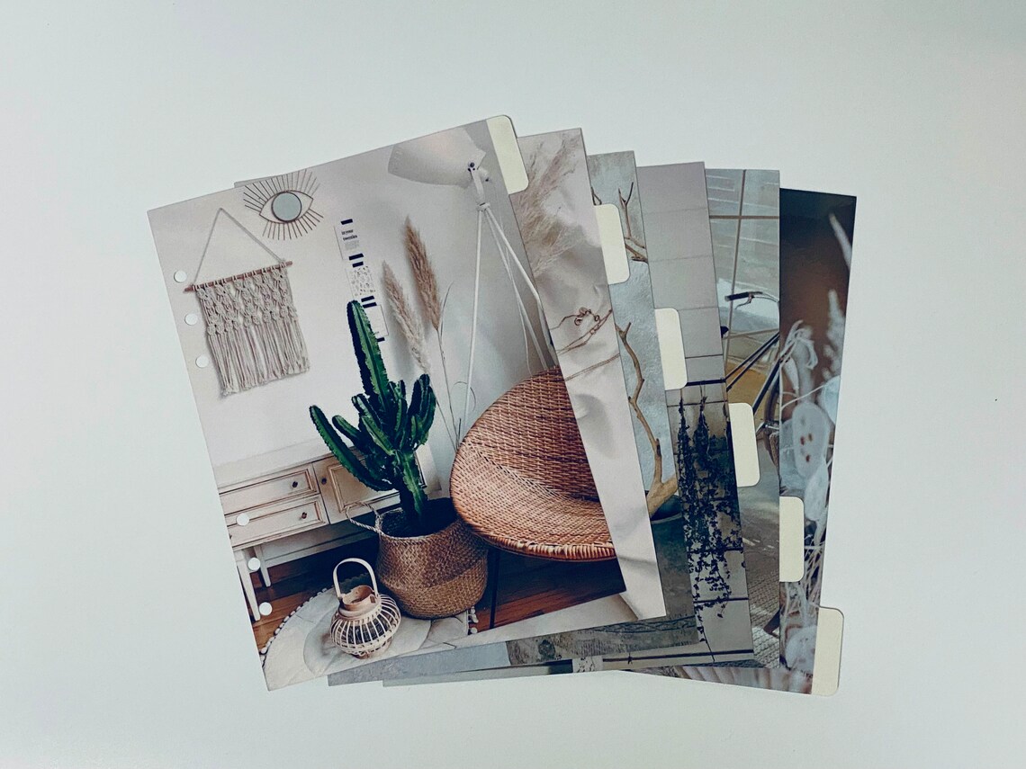 A5 Planner Dividers SVG PDF DXF Tab Divider Templates Tab - Etsy