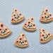 Pizza Magnets 6/message Board Magnets/food Magnets/novelty - Etsy