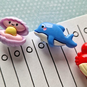 Sea Summer Magnets × 5/sea Creatures/memo Board Magnets/fridge Magnets ...