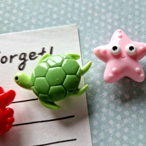 Sea Summer Magnets × 5/sea Creatures/memo Board Magnets/fridge Magnets ...