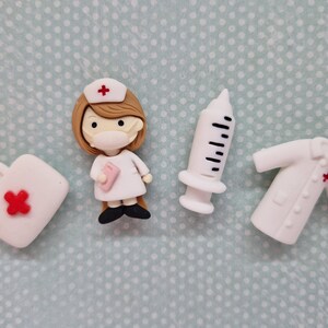 Nurse Magnets × 4/memo Board Magnets/fridge Magnets/doctor Magnets ...