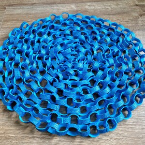 Blue Garland "paper Chain"/blue Chain Garland/rainbow Garland/christmas ...