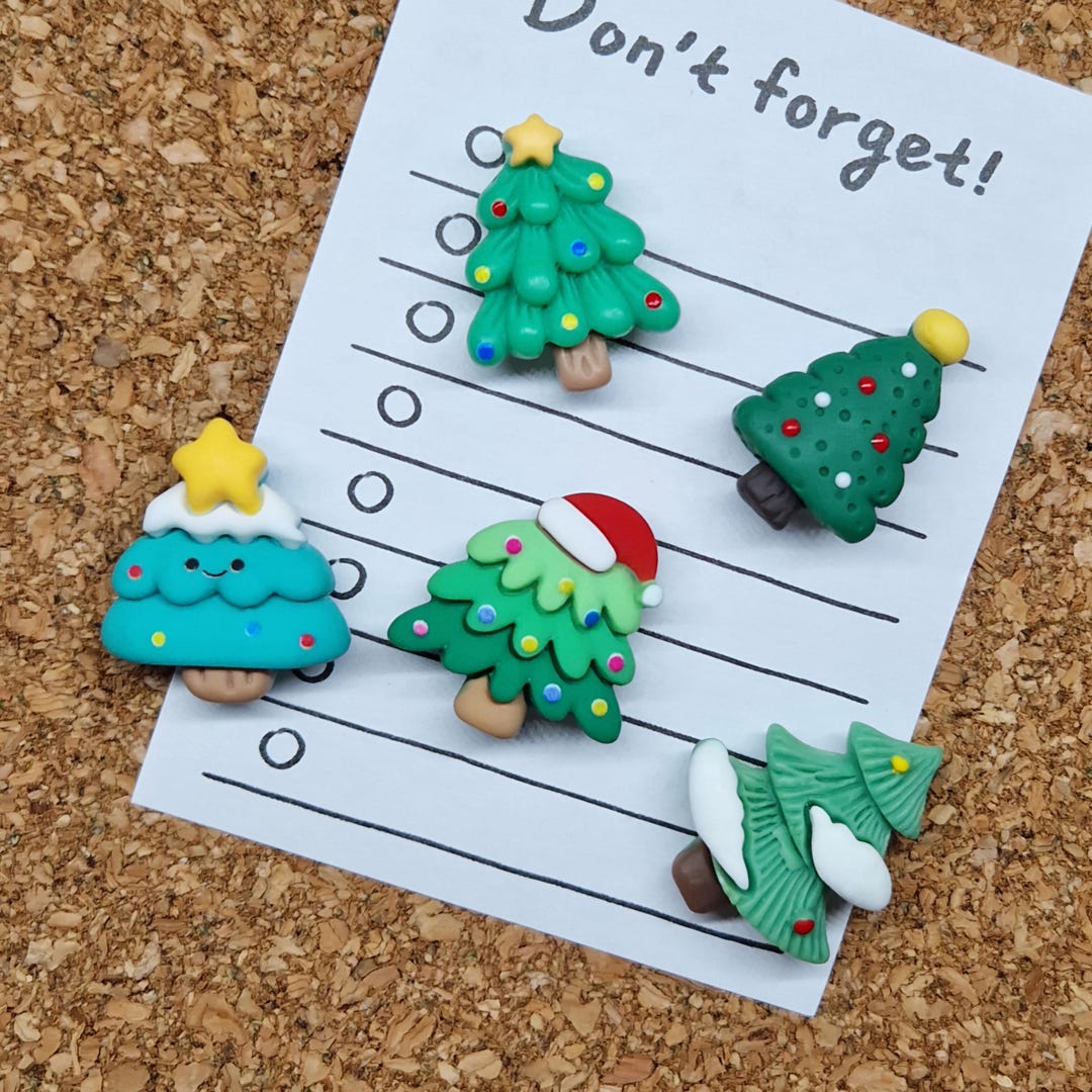 Price Includes Shipping,christmas Tree Push Pins Set, Fun Cork Board ...