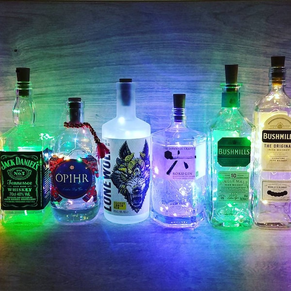 Liquor Bottle Lamp - Etsy