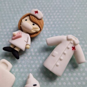Nurse Magnets × 4/memo Board Magnets/fridge Magnets/doctor Magnets ...