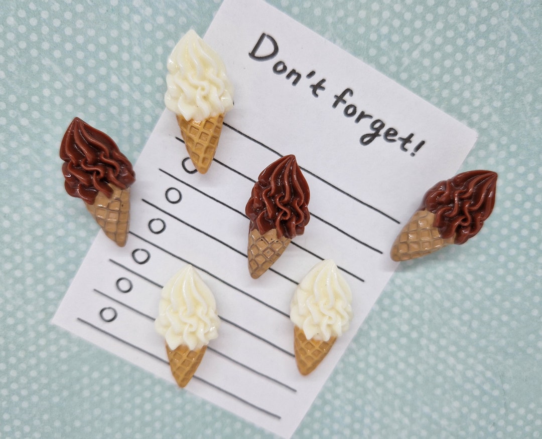 Ice Cream Magnets 6/notice Board Magnets/ice Cream Fridge Magnets ...