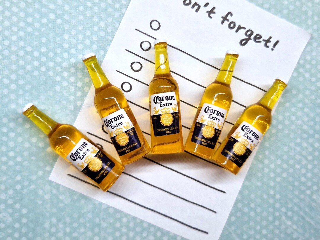 Beer Bottle Magnets × 5/message Board Magnets/pub Bar Magnets /novelty ...