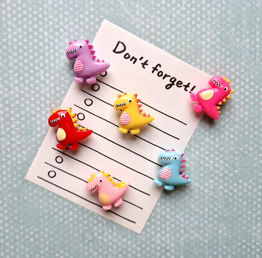 Dinosaur Magnets 6/notice Board Magnets/dinosaur Fridge Magnets/fridge ...