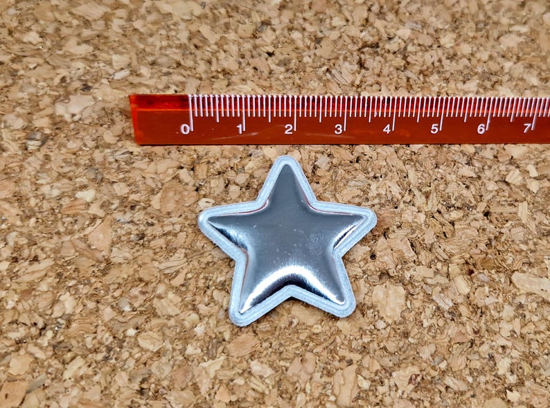 Silver Star Magnet/christmas Magnets/star Fridge Magnets/office Board ...