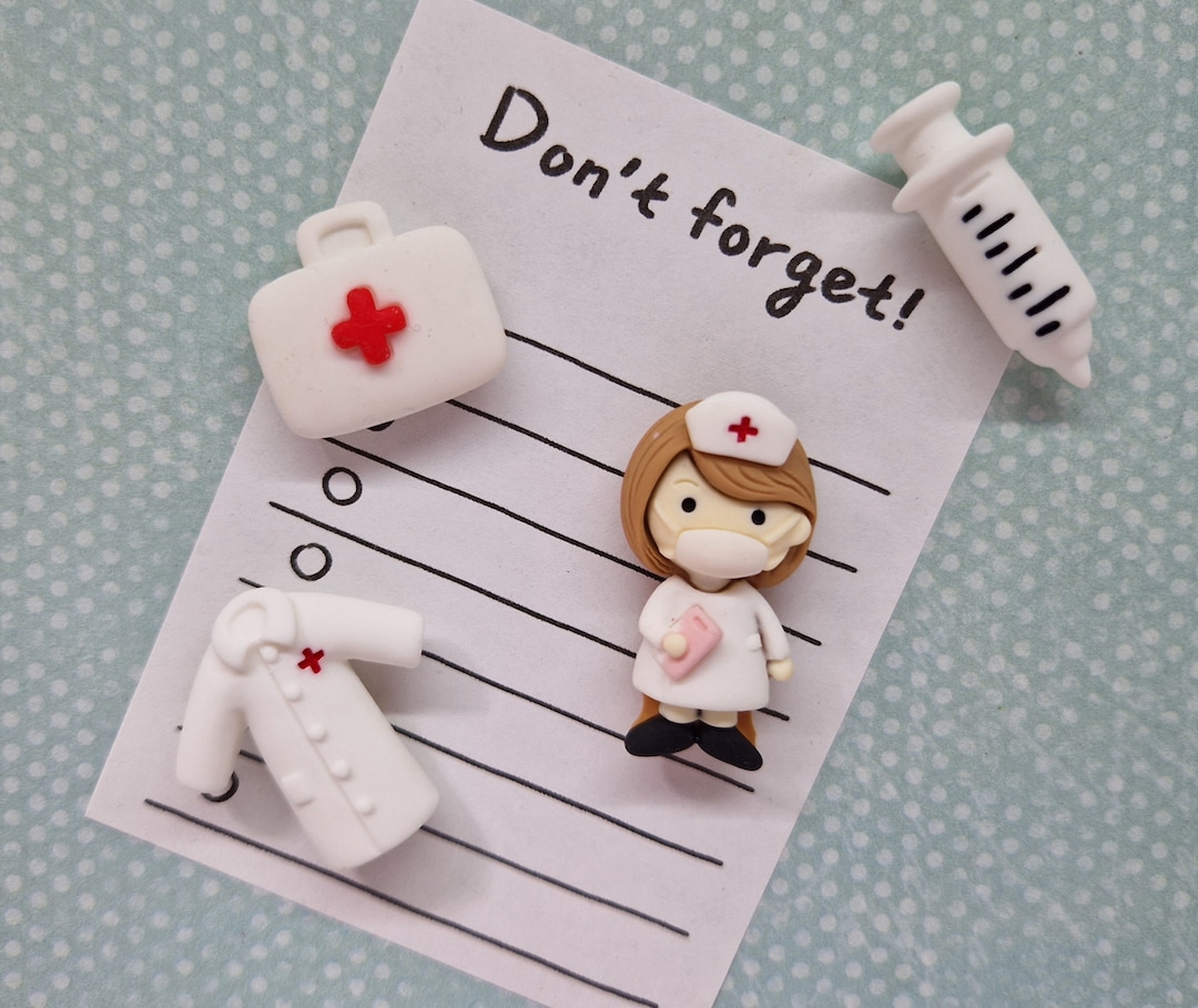 Nurse Magnets × 4/memo Board Magnets/fridge Magnets/doctor Magnets ...