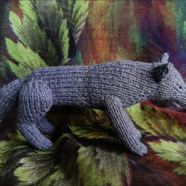 Knitted Wolf - Etsy