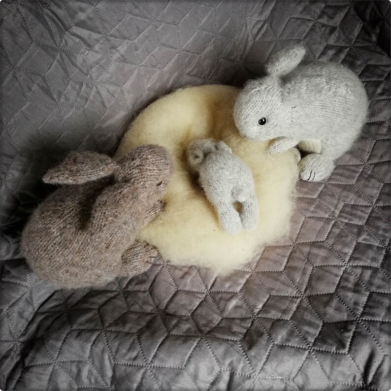 Stuffed bunny toy Sleeping bunny baby Rabbit lover gift | Etsy