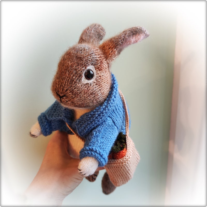 Rabbit in Carrot Plush - Etsy