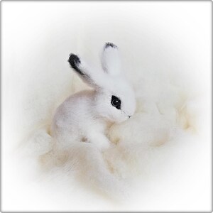 Knitted Arctic Hare From the North Pole for the Rabbit Lovers * White ...