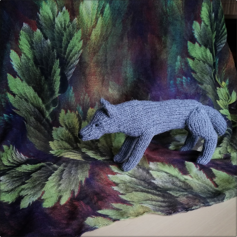 Knitted Wolf - Etsy