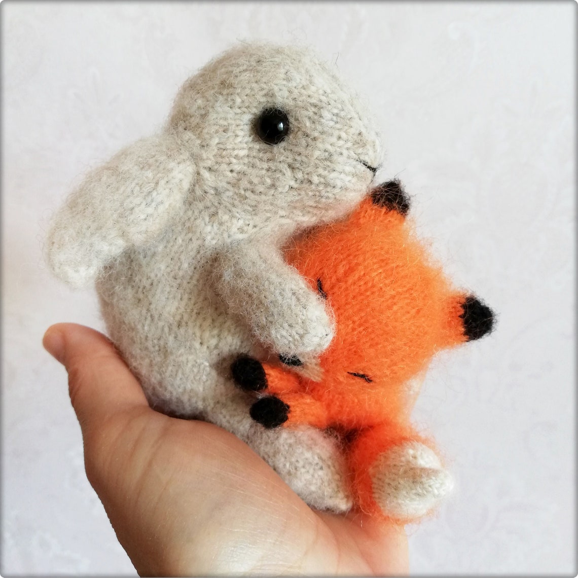 Knitted Fox toy Unique gift for the Little Prince fox lovers | Etsy