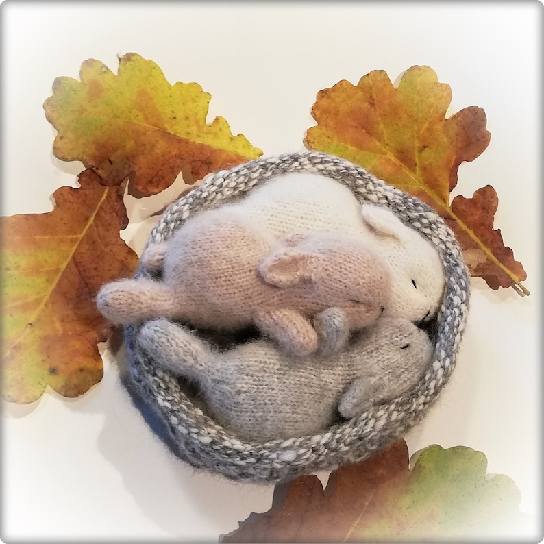 Stuffed Bunny Toy Sleeping Bunny Baby Rabbit Lover Gift | Etsy