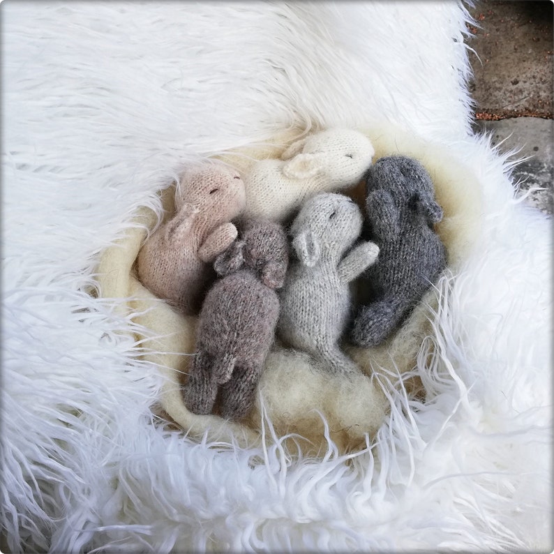 Stuffed bunny toy Sleeping bunny baby Rabbit lover gift | Etsy