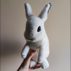Knitted Arctic Hare From the North Pole for the Rabbit Lovers * White ...