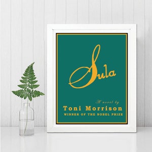 TONI MORRISON SULA Book Cover Print Framed With Mat - Etsy