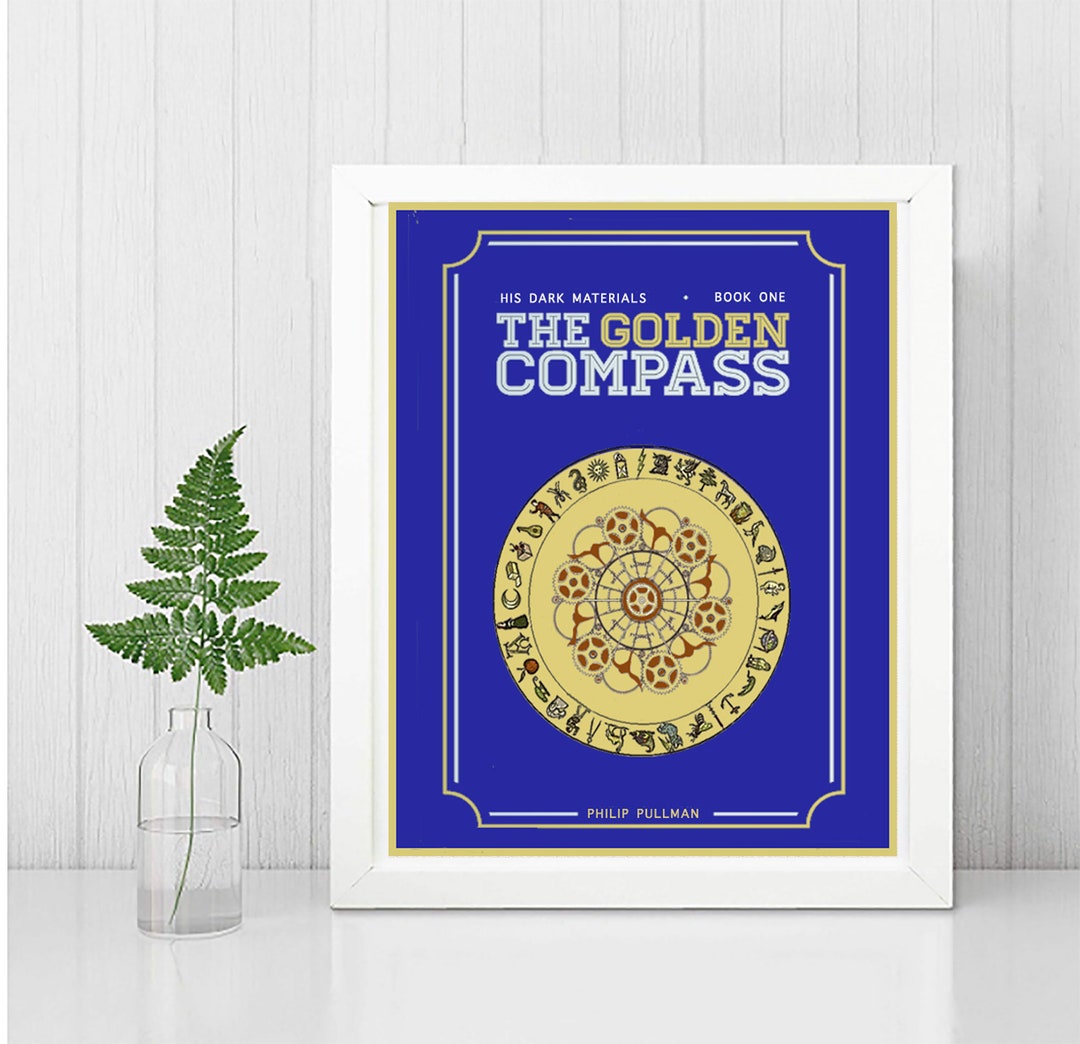 GOLDEN COMPASS Wall Art Golden Compass Framed Print-his Dark Materials ...