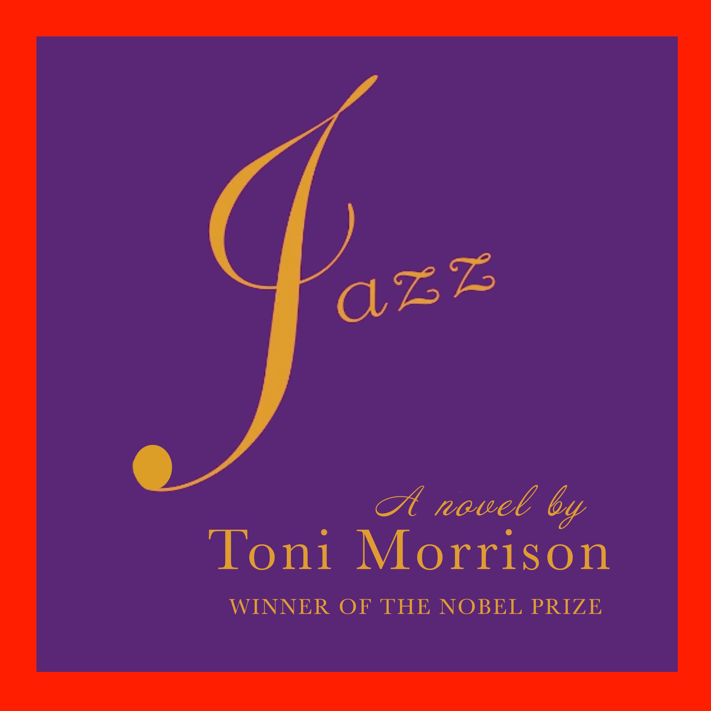 TONI MORRISON Jazz Book Cover Framed and Unframed 3 Sizes Wall - Etsy