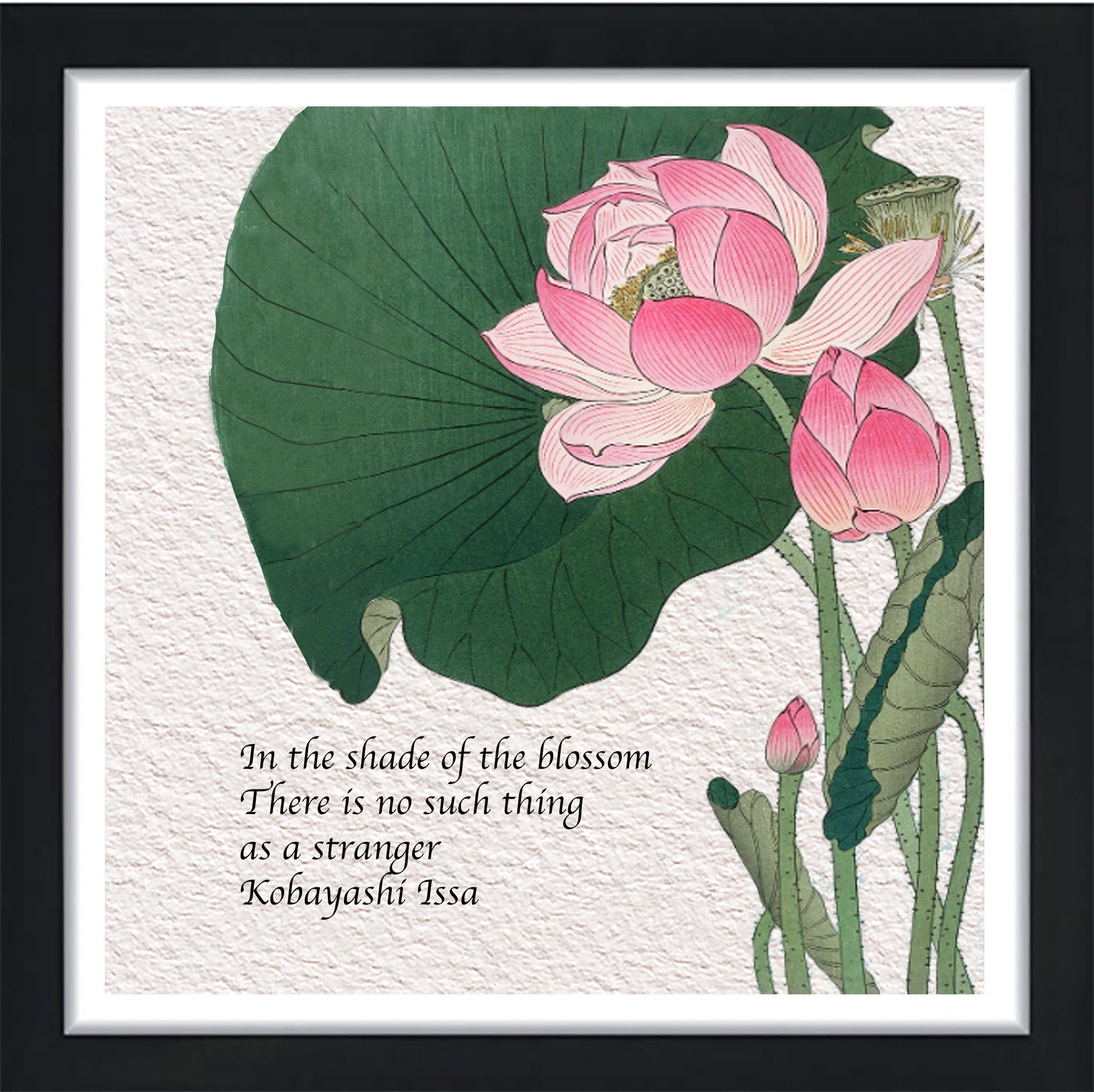 HAIKU Framed Print-there's No Such Thing as A Stranger - Etsy Singapore