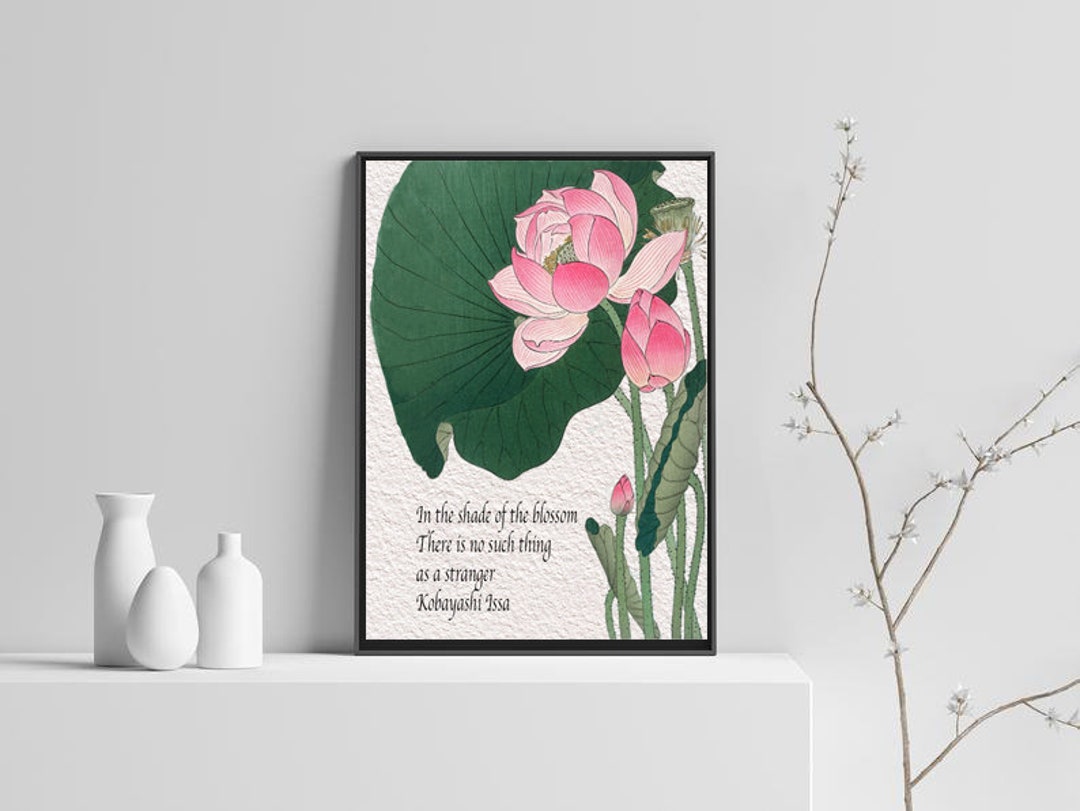 HAIKU Framed Print-there's No Such Thing as A Stranger - Etsy Singapore