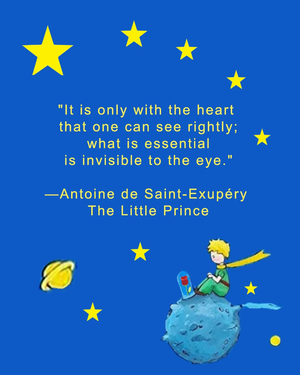 The LITTLE PRINCE Quote"it is Only With the Heart That Can See Rightly ...