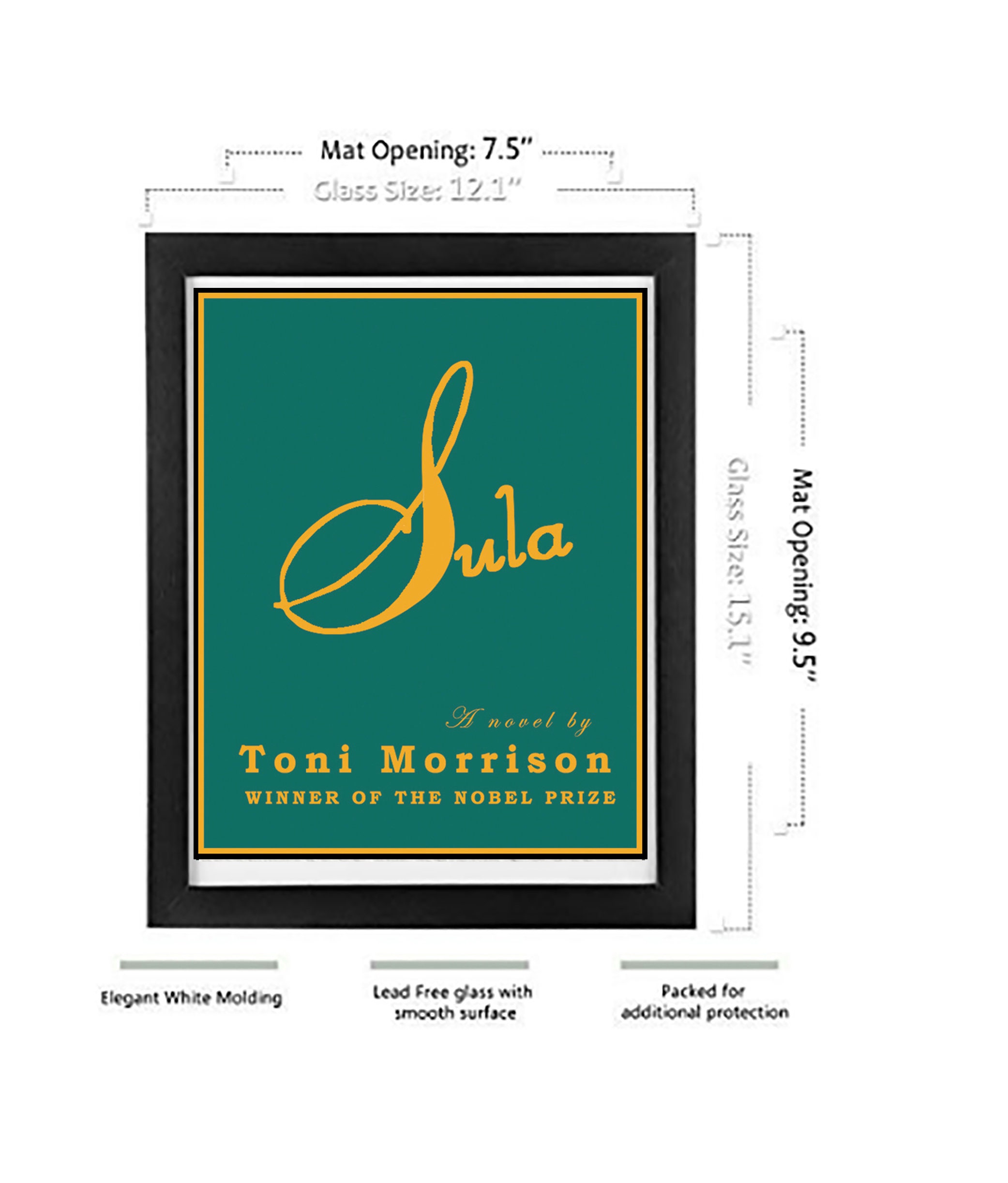 TONI MORRISON SULA Book Cover Print Framed With Mat - Etsy