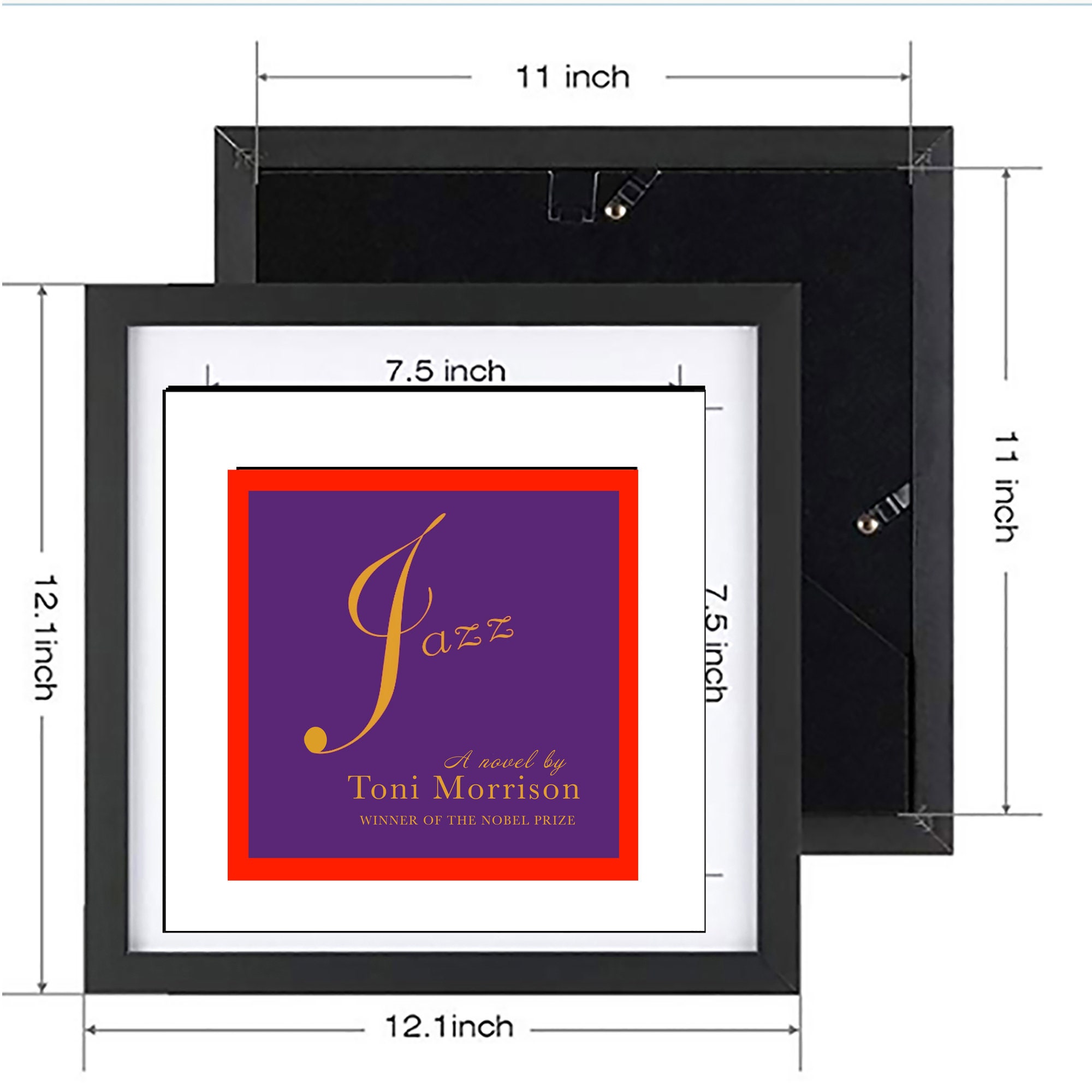 TONI MORRISON Jazz Book Cover Framed and Unframed 3 Sizes Wall Art - Etsy