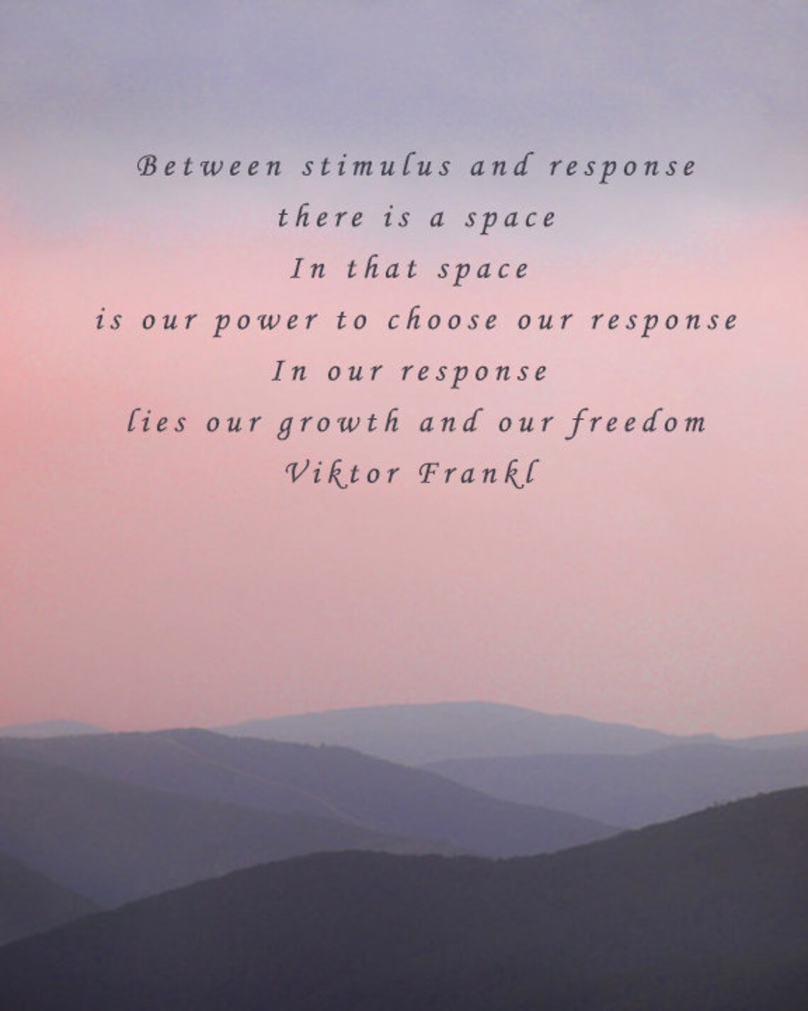 Viktor Frankl Quote Framed Print Watercolor Man's Search | Etsy