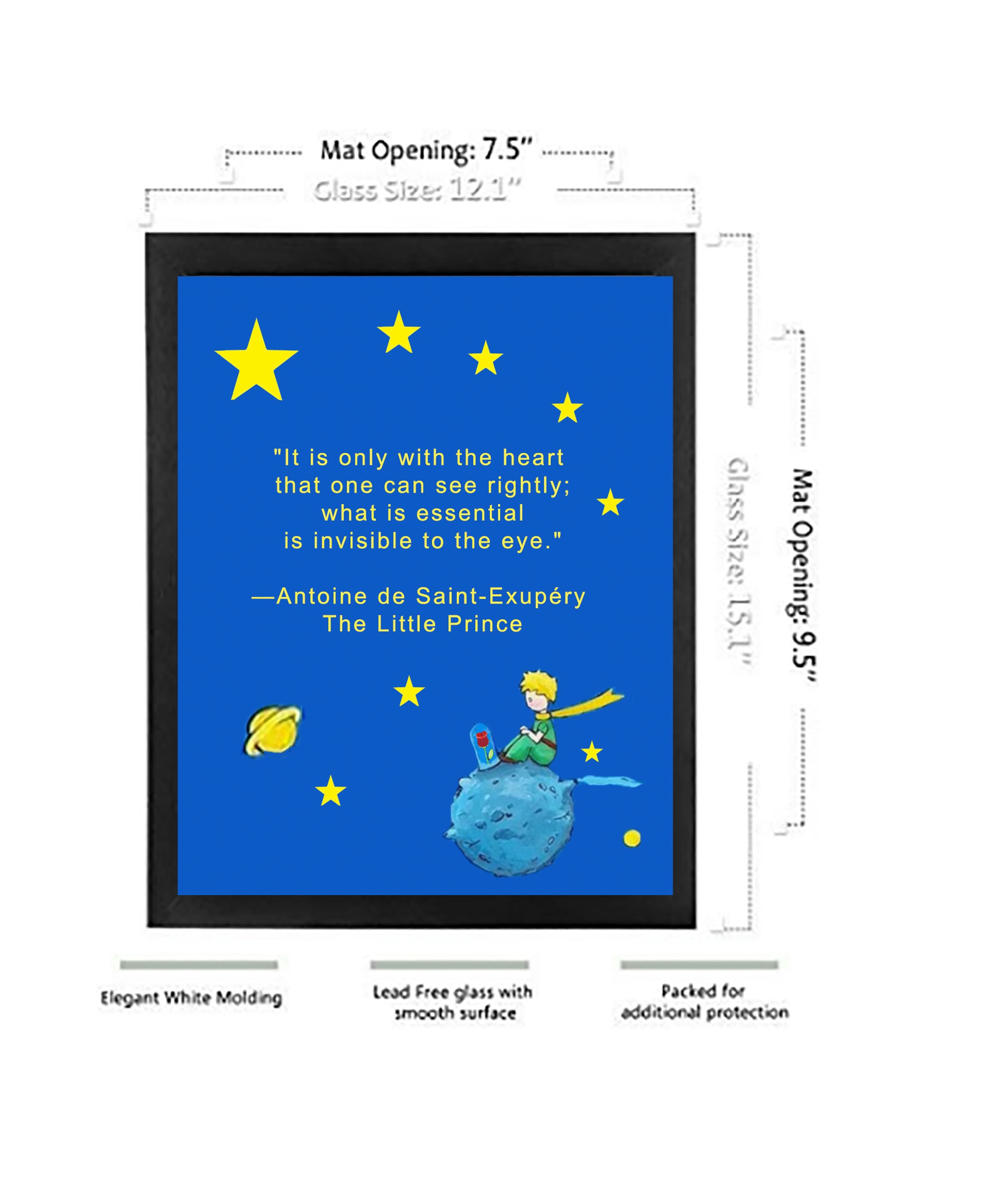 The LITTLE PRINCE Quote"it is Only With the Heart That Can See Rightly ...