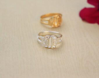 Engraved Handwriting Ring Custom Signature Ring Engraved | Etsy