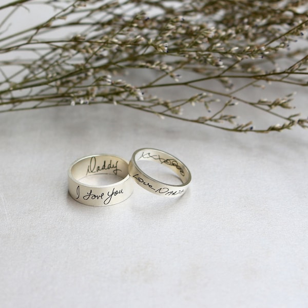 Handwriting Band - Etsy