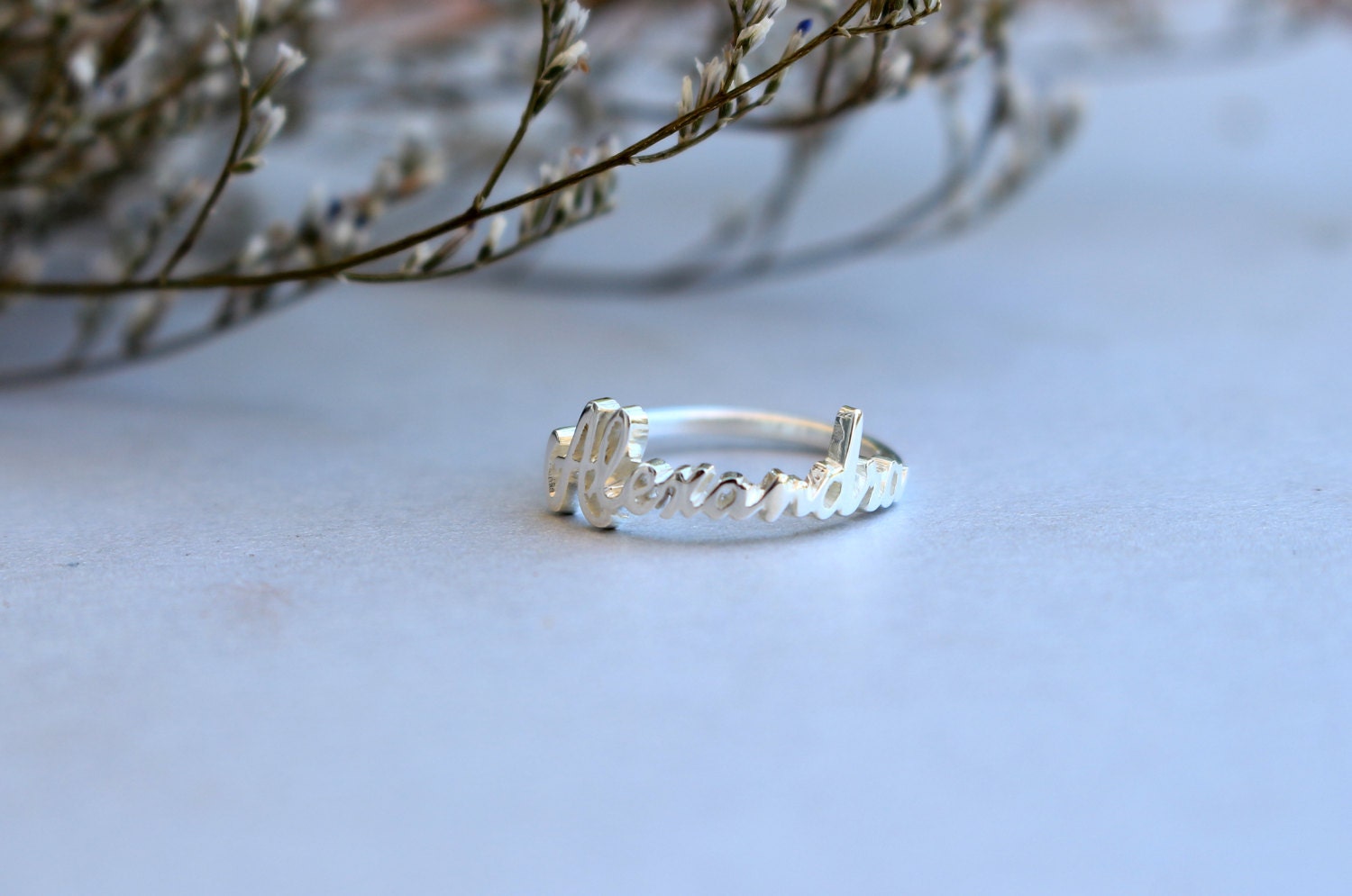 20% Off-personalized Name Ring Keepsake Jewelry in Sterling | Etsy