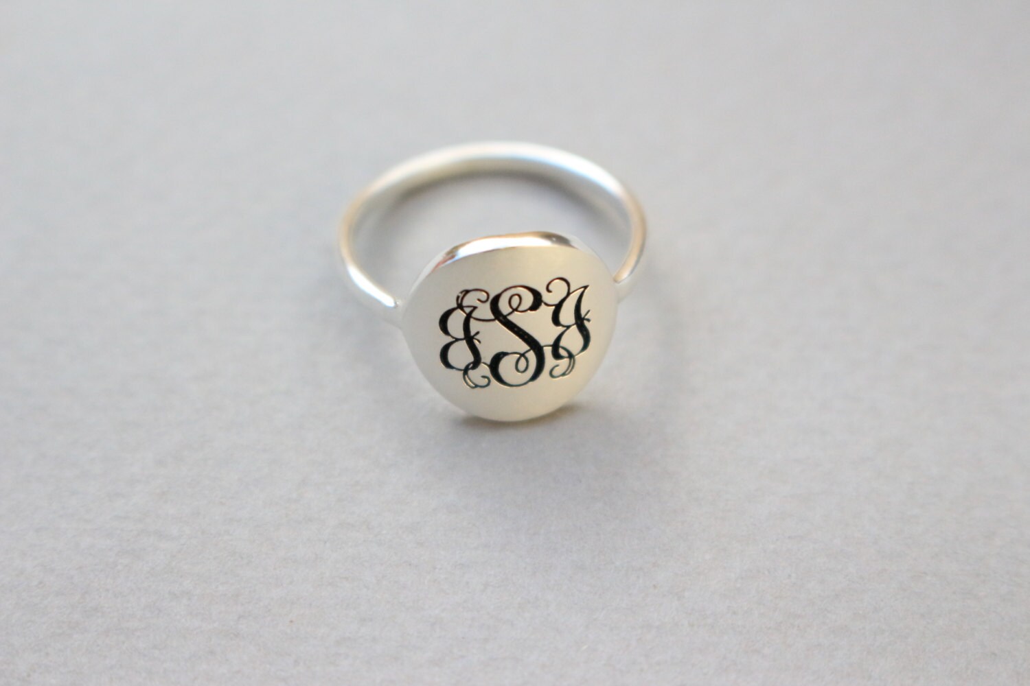 Engraved Handwriting Ring Custom Signature Ring Name Ring - Etsy