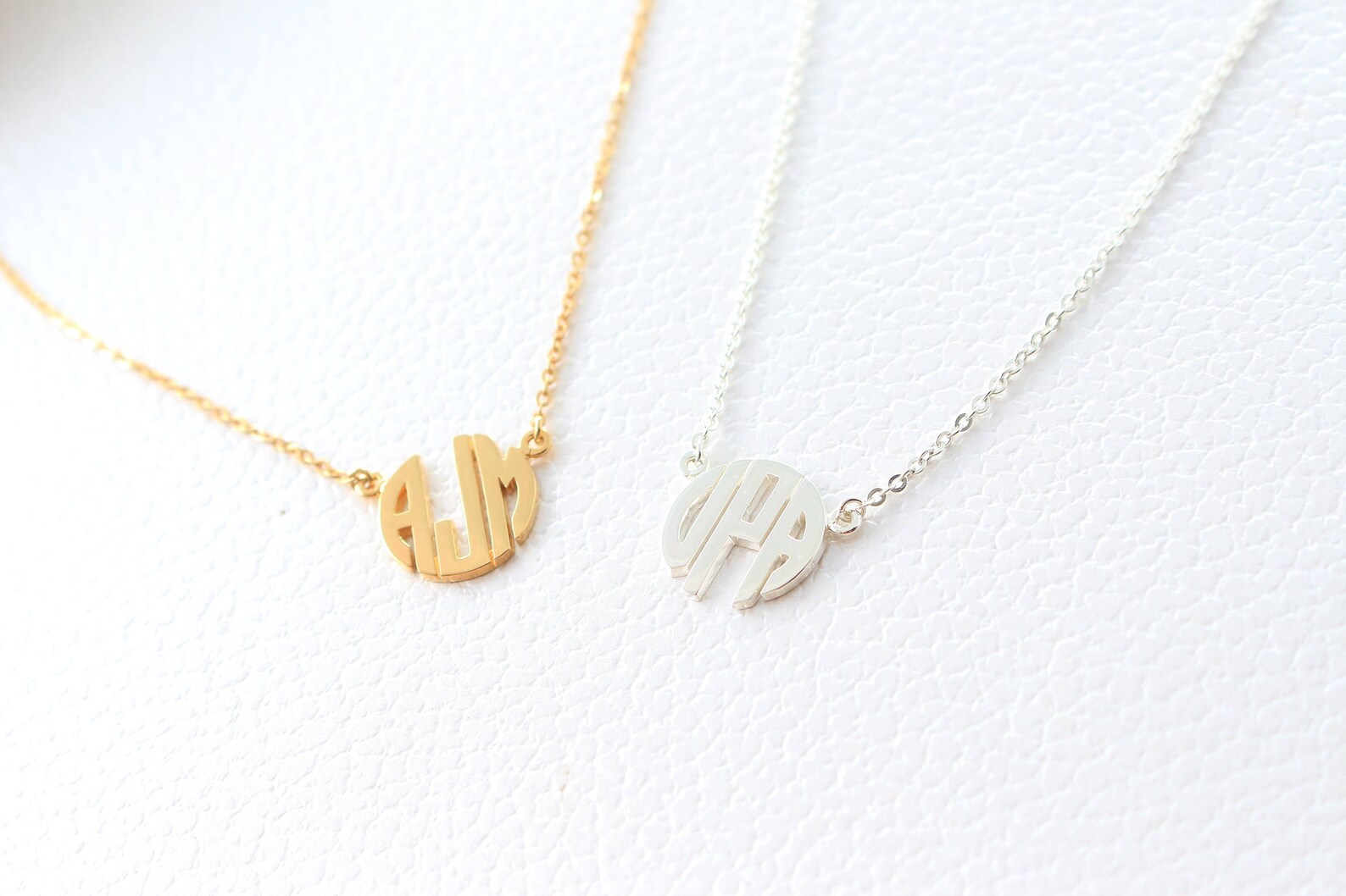 Personalized Monogram Necklace Personalized Necklace Name - Etsy