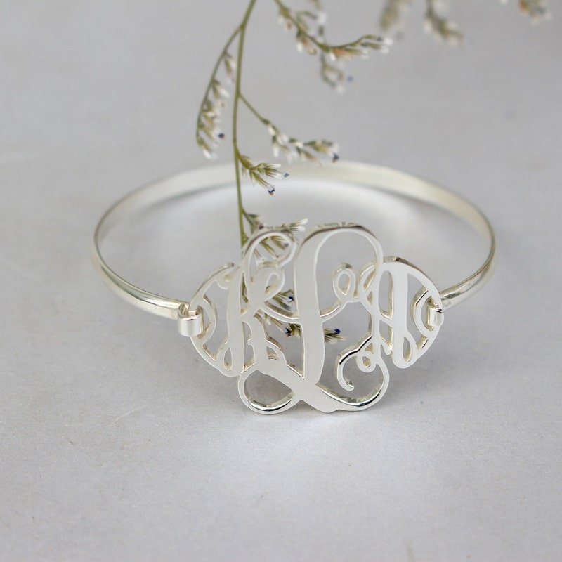 Monogrammed Bracelet - Etsy